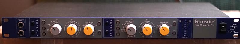 Focusrite ISA Two Dual Mono Mic Preamp w/Filter ISA-2 Minty | Reverb