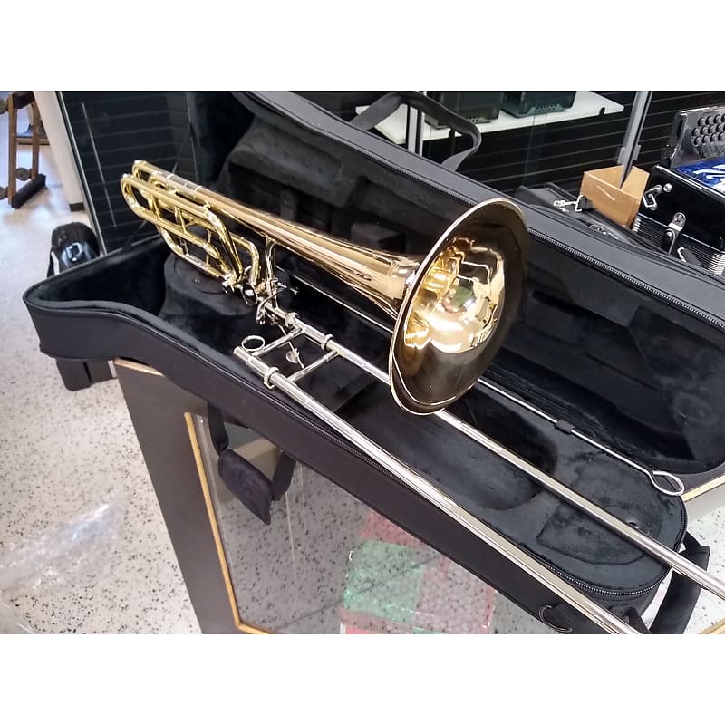 Schiller American Heritage Double Rotar Bass Trombone | Reverb