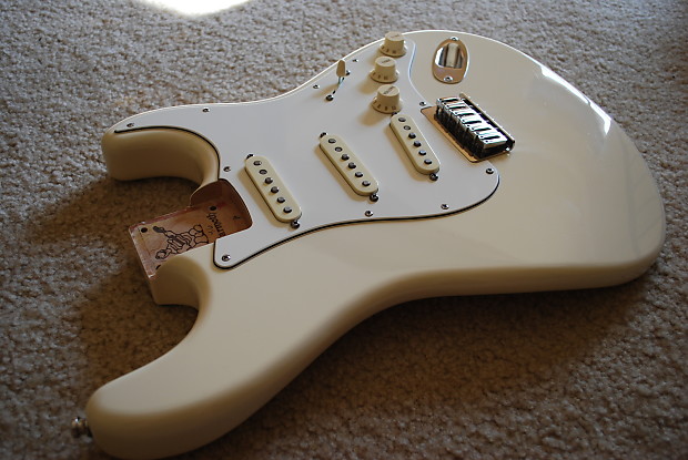 Warmoth Strat Vintage White | Reverb