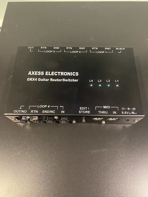 Axess Electronics GRX4 4-Loop Guitar Audio Router/Switcher | Reverb