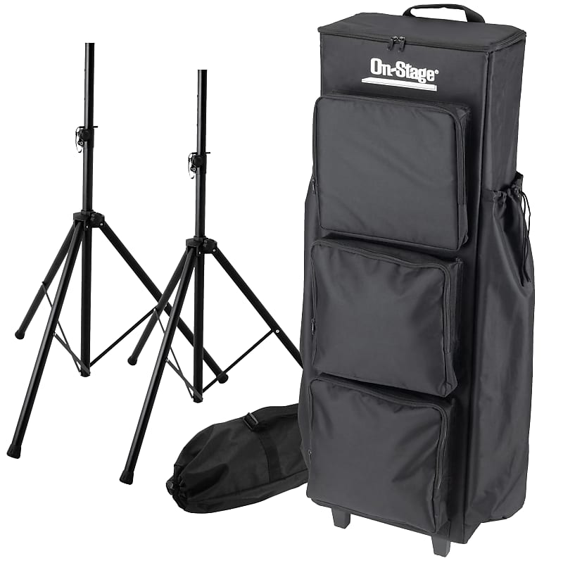 On-Stage GR9000 Gig Rider Gear Bag with Wheels STAGE KIT | Reverb