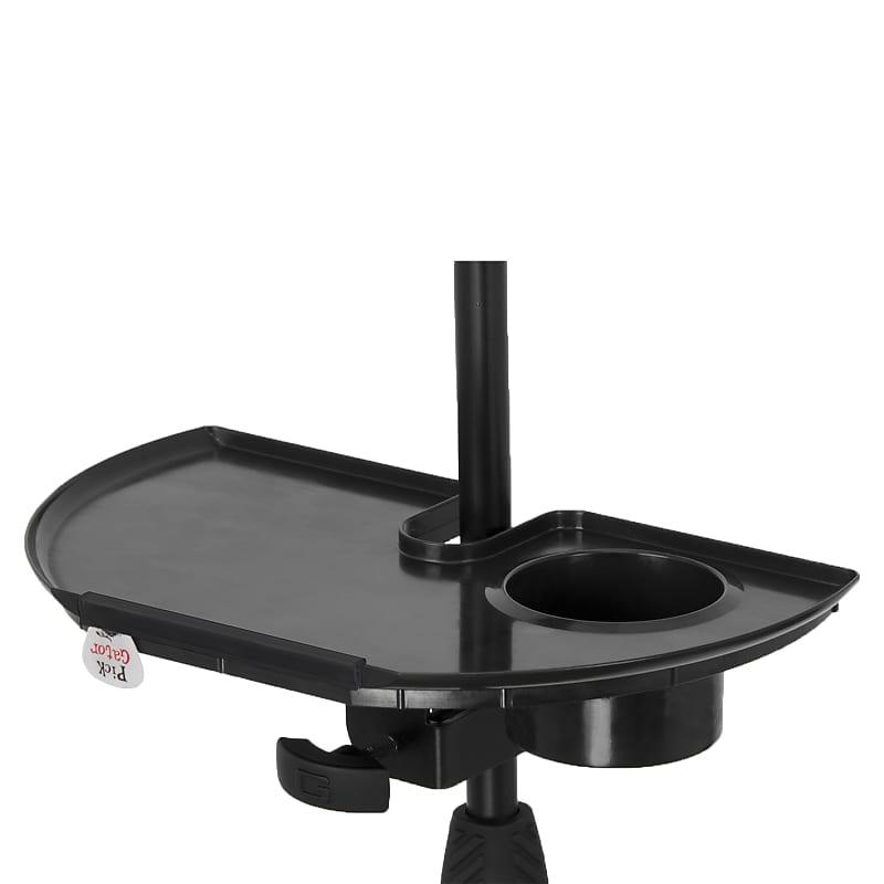 Gator Frameworks Microphone Stand Accessory Tray with Drink | Reverb