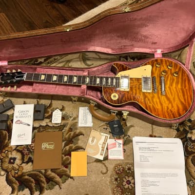 3D Quilt / Flametop R9 Gibson 59 M2M 2020 - Tom Murphy | Reverb