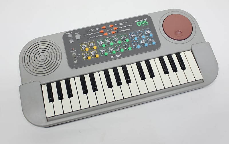 Vintage Casio Magical Sound Dial Keyboard SA 40 SA40 Effects | Reverb