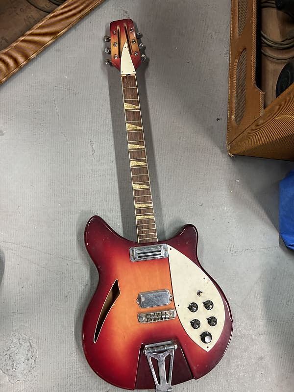 Teisco 12 String 360 1960s Sunburst | Reverb