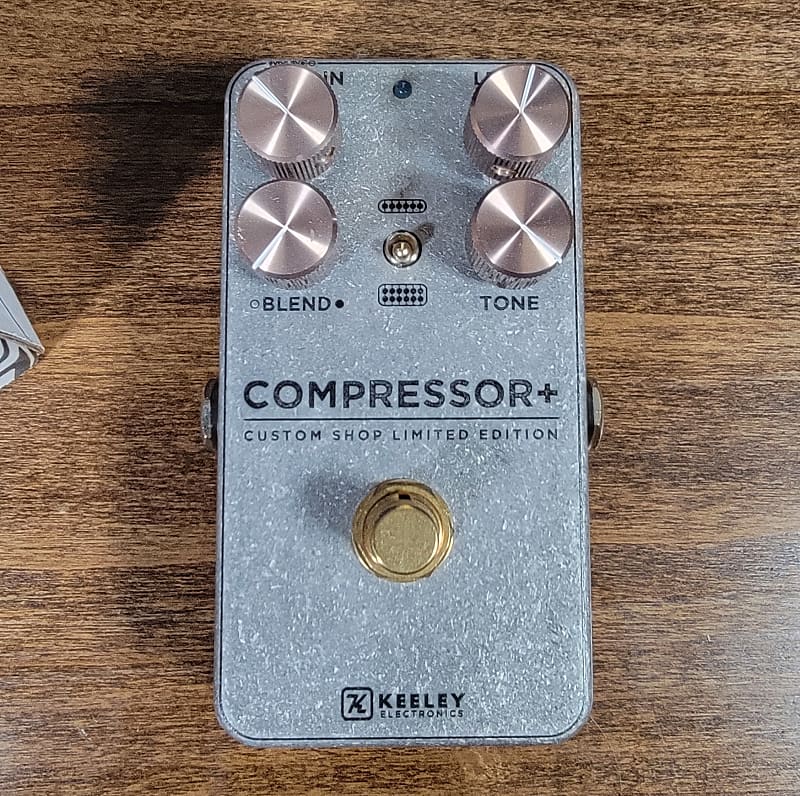 Keeley Compressor Plus Custom Shop Ltd Edition Silver/Copper | Reverb
