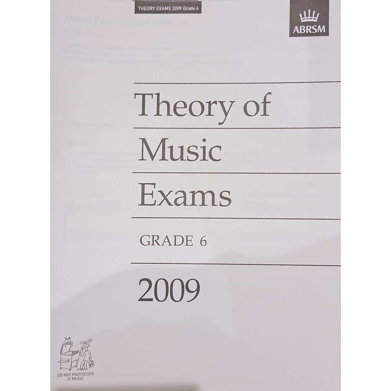 ABRSM Music Theory Past Exams 2009 Grade 6 | Reverb UK