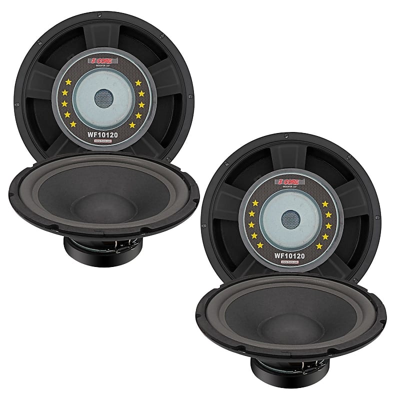 5Core 10 inch Subwoofer Speaker 600W Peak 8Ohm Car | Reverb