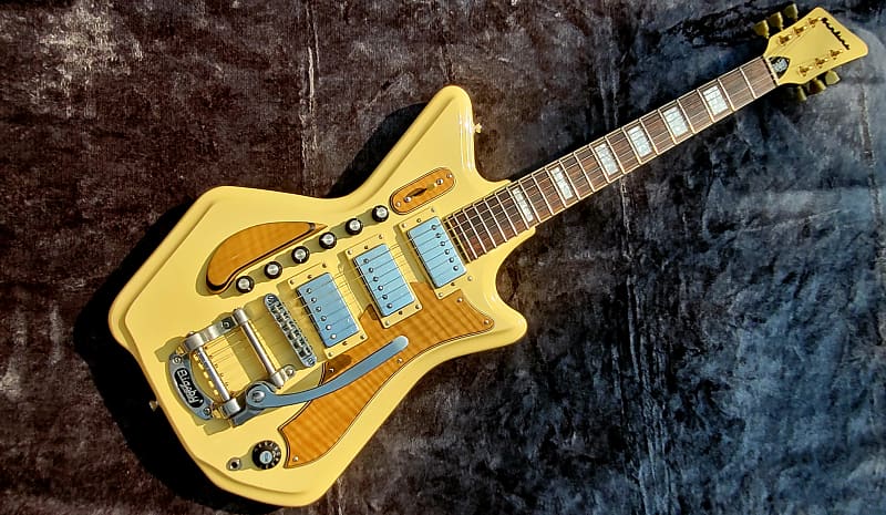 2008 Airline '59 Map Deluxe 3P - Aged Bone | Reverb