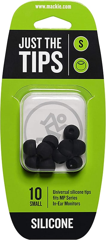 Mackie MP Series Small Silicone Black Tips Kit | Reverb