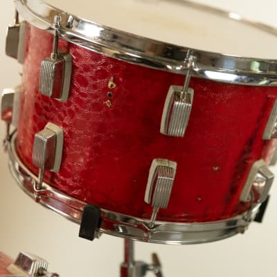 1960s Trixon Telstar Red Croco Drum Set | Reverb