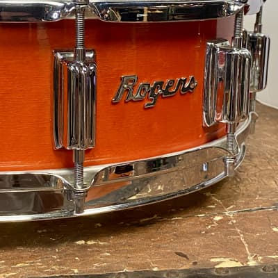 Rogers Dyna-Sonic 5x14" Wood Snare Drum with Beavertail Lugs | Reverb