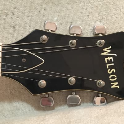 Vintage 1960's Welson DS-2T Electric Hollowbody Guitar + Case | Reverb