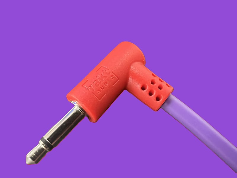 30cm Angled Eurorack Synth Modular Patch Cable 5 pack | | Reverb