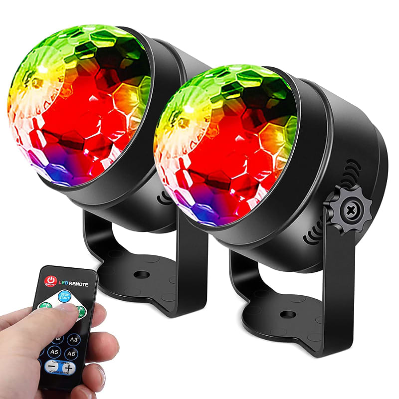 Sound Activated Party Lights With Remote Control Dj Lighting | Reverb