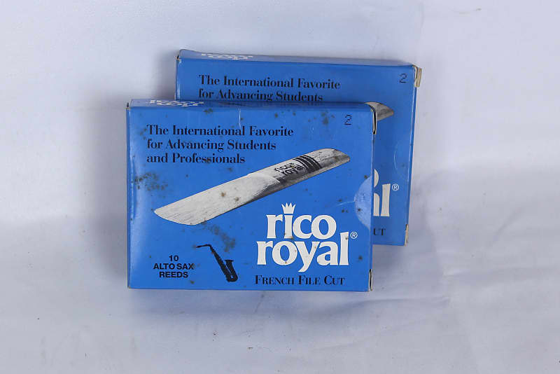 Rico Royal Alto Sax Reeds #2 Strength (2-Pack) | Reverb
