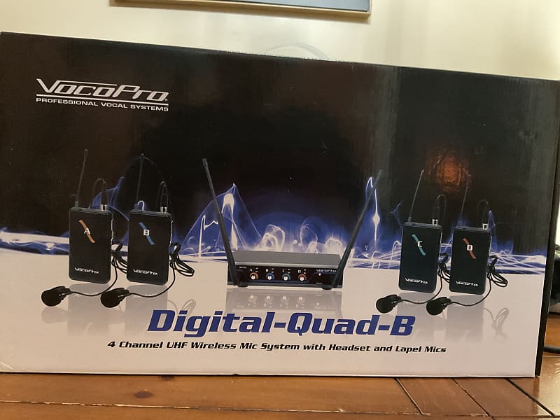 VocoPro Digital-Quad-B - 4 channel wireless mic system | Reverb