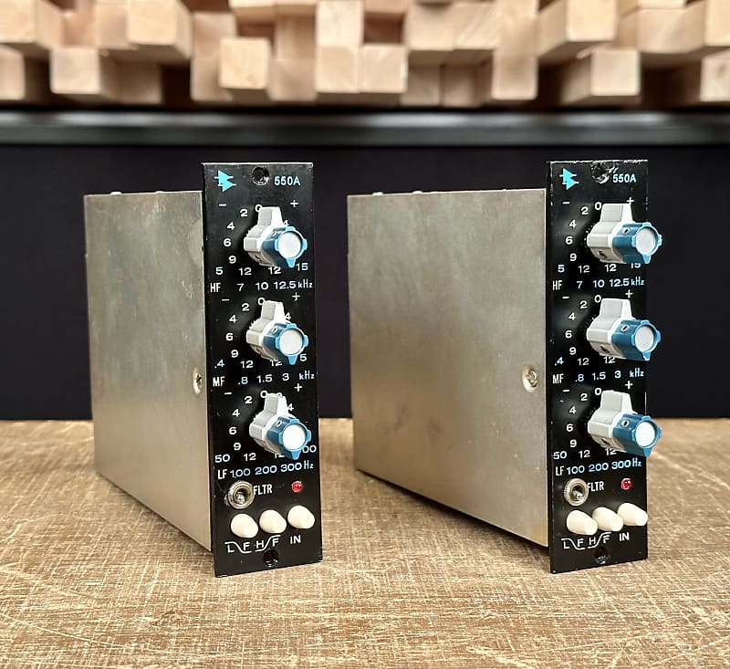2x Vintage API 550A 500 Series Equalizers. | Reverb Deutschland