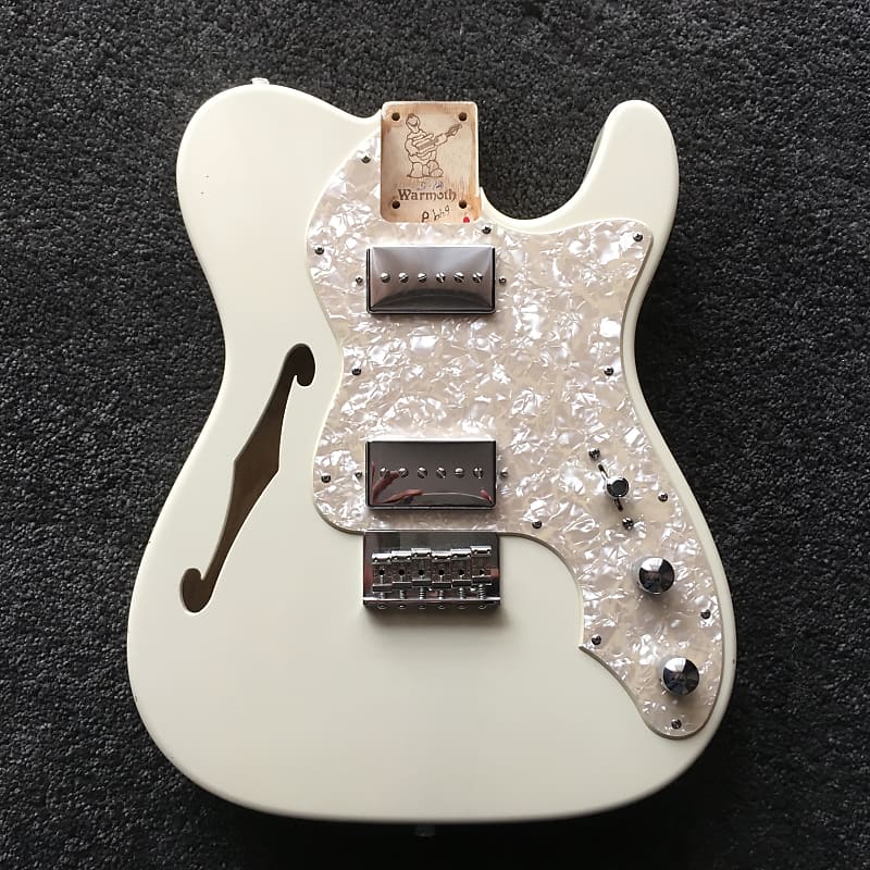 Warmoth 72 Thinline Telecaster Body 2015 Vintage White | Reverb