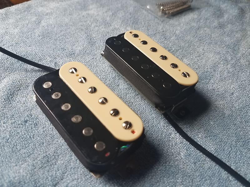 Porter Classic Neck / Smooth +5% Bridge Zebra Humbuckers Set | Reverb
