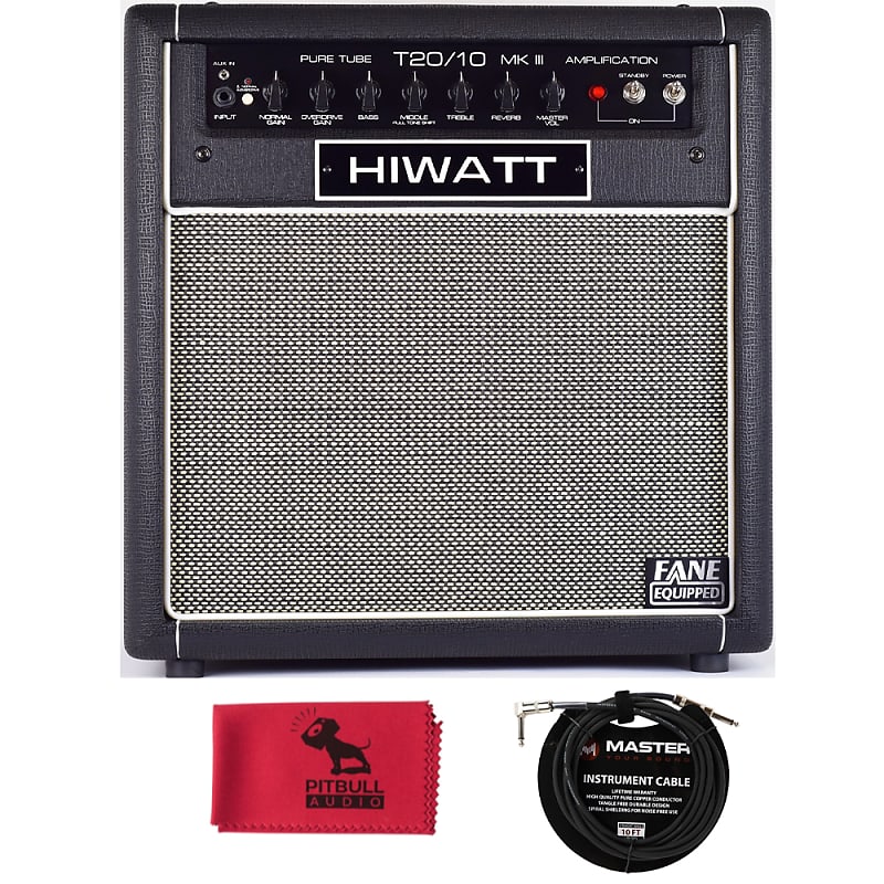 Hiwatt T20/10C 1x12" Guitar Amp Combo w/ Instrument Cable & | Reverb