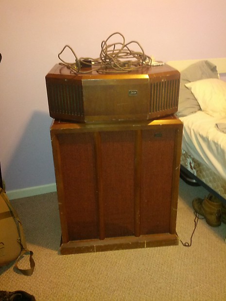 Leslie 705 & 540 1976 walnut ? | Reverb