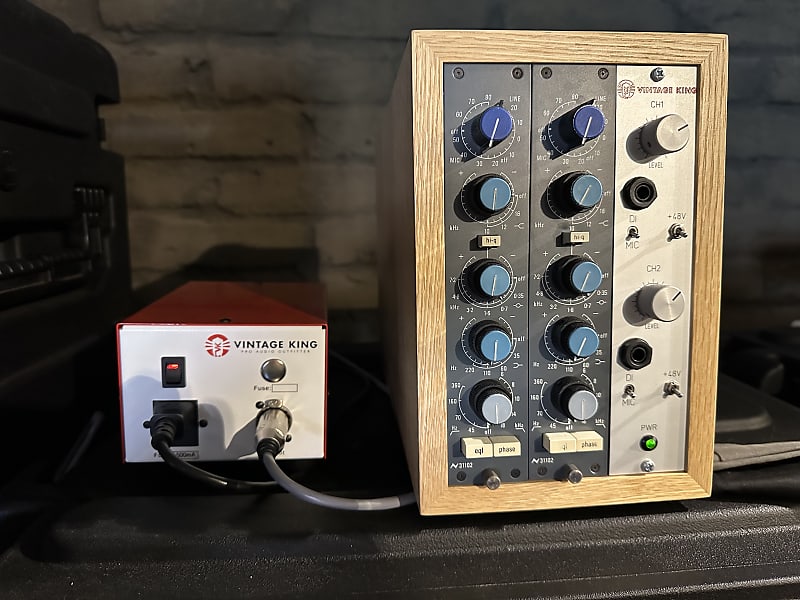 RARE Vintage Neve 31102 EQ Mic Pre (Pair) with Mic & Line | Reverb