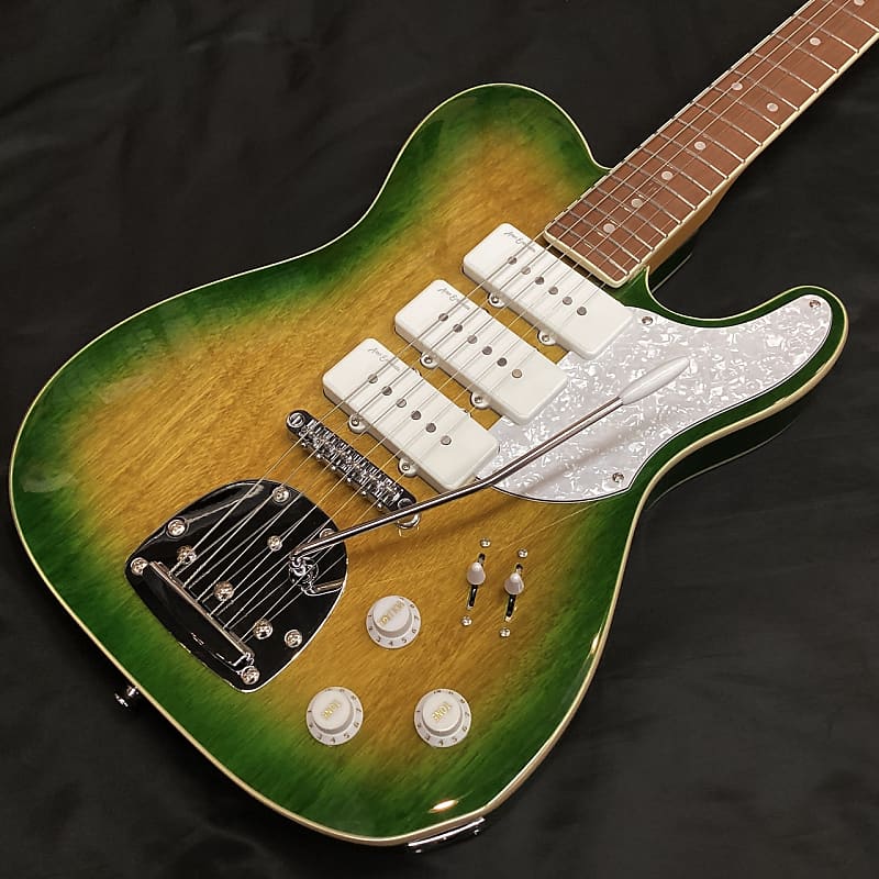 Vintage REVO Series VRBT72GY/Green/Yellow Burst | Reverb