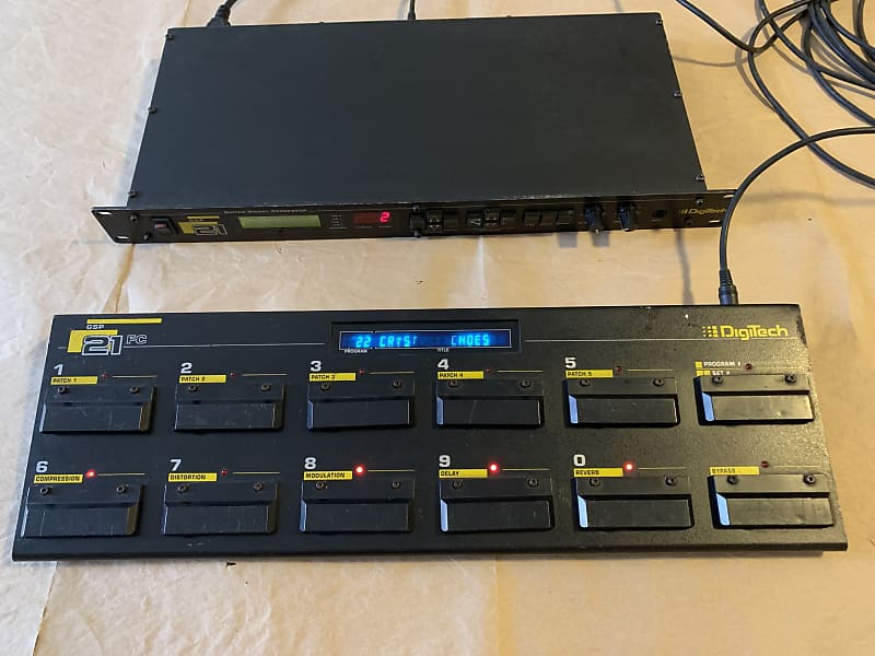 Digitech Gsp21 Guitar Signal Processor & Foot Control 1990 | Reverb