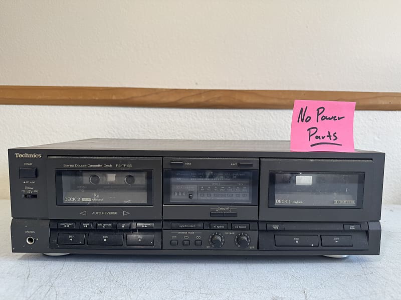 Technics RS-TR165 Dual Cassette Deck Tape Recorder HiFi | Reverb
