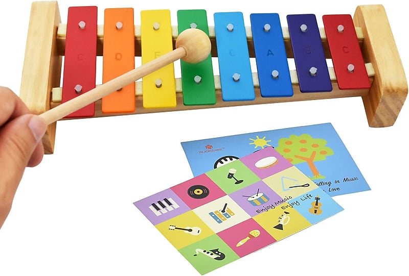 Xylophone for Kids Wooden Xylophone with Mallets Music | Reverb