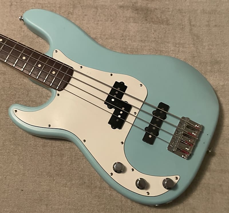 Left Hand Lefty Fender Jazz Neck + Squier Precision PJ Bass | Reverb