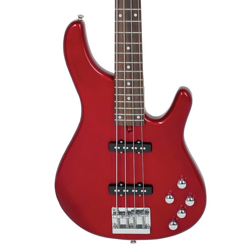 Tagima Millenium 4 String Bass, Metallic Red | Reverb