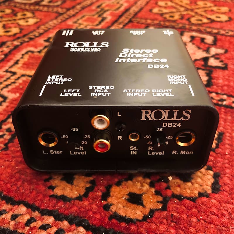 Rolls Rolls DB24 Passive Stereo Direct Interface Box 2022 | Reverb