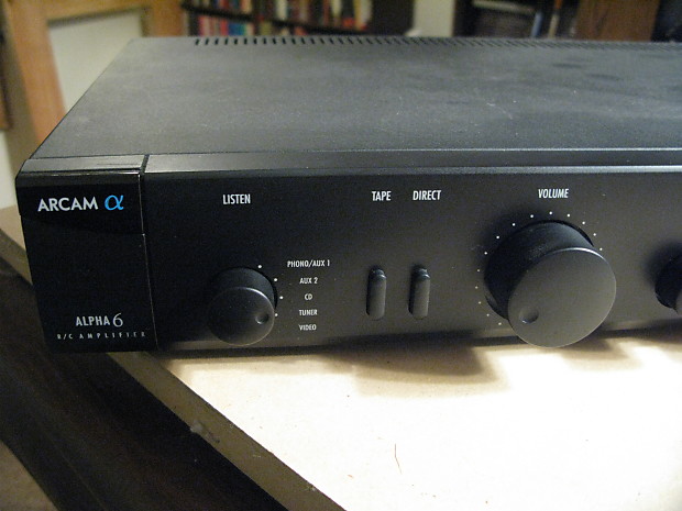 Arcam Alpha 6 integrated stereo amplifier Black | Reverb