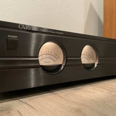 Carver TFM-35X Magnetic Field power Amplifier 35X Black | Reverb