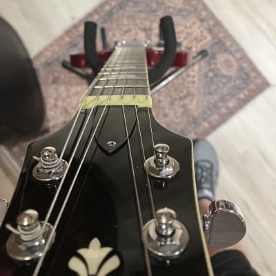 left hand Agile Valkyrie 2004 - Cherry red mahogany body and | Reverb