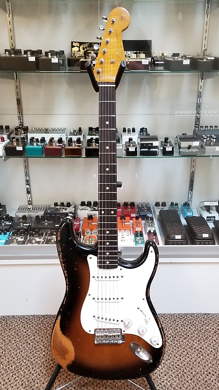 used quality Partscaster S-Style Guitar with Musikraft flamed | Reverb