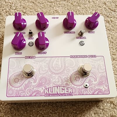Klinger Deluxe Harmonic Fuzz Pedal 2022 Off White | Reverb