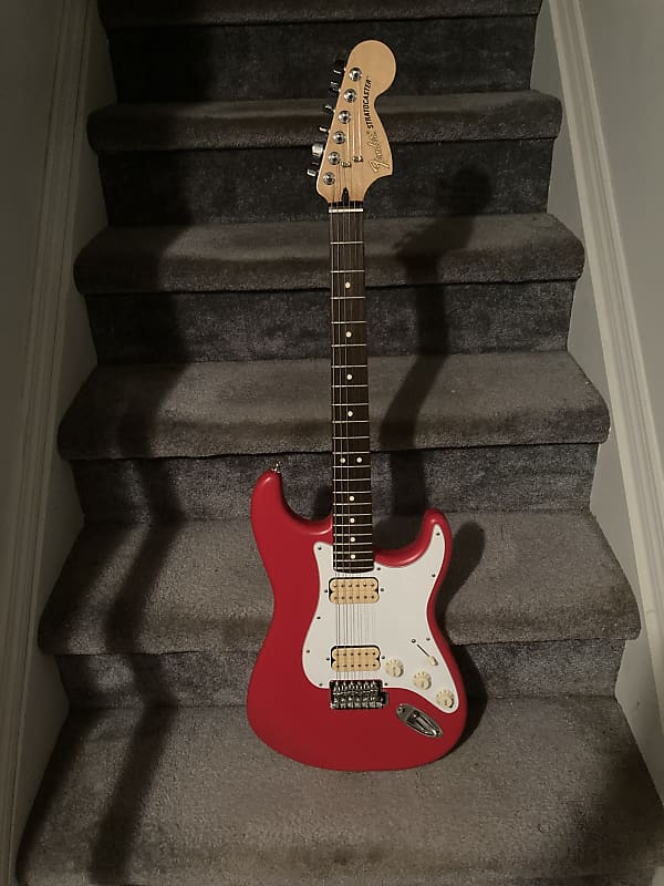 Fender FSR Strat Stratocaster HH Hot Rod Red 2016 Special | Reverb