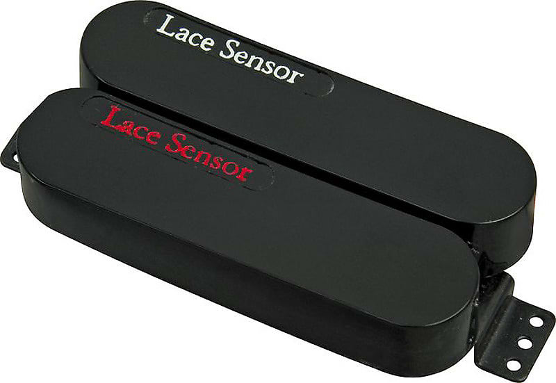 Lace Sensor Dually Red/Silver bridge pickup - black | Reverb