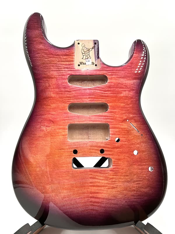 Warmoth Custom Stratocaster “Tequila Sunrise “ Strat Flamed | Reverb