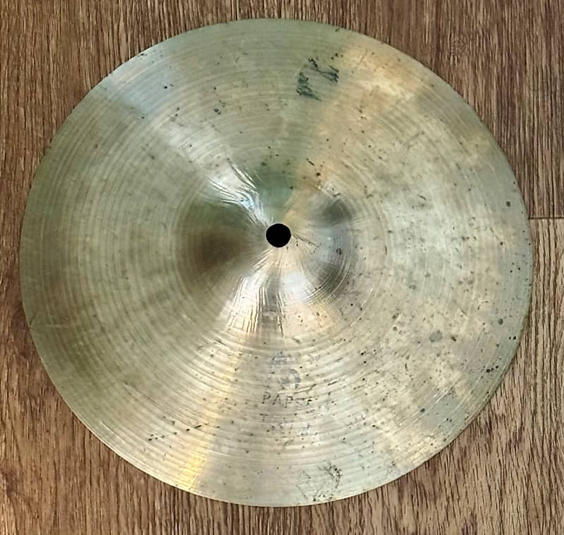 Vintage 10" Splash Paper Thin Cymbal Made in Italy 250 Grams | Reverb