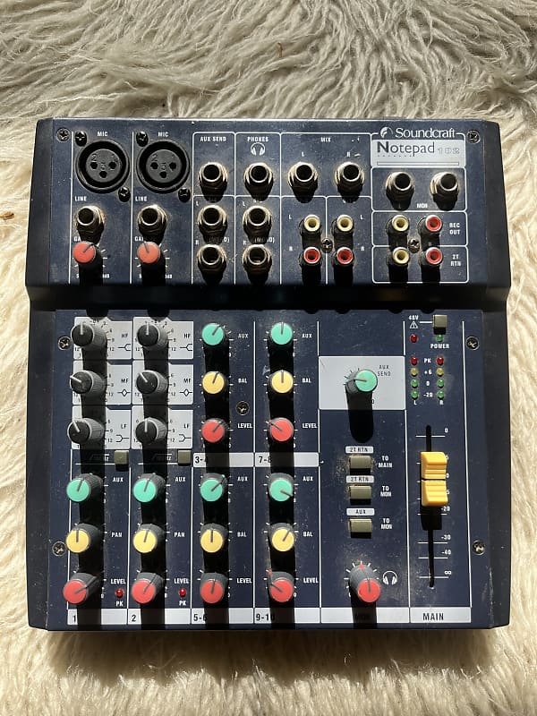 Soundcraft Notepad 102 Mixer 2010 Black | Reverb