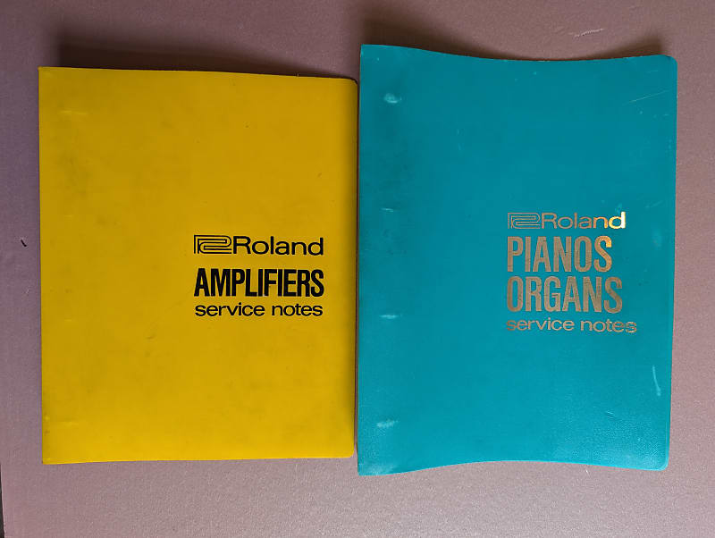 Roland Service Binder (pair, binder only, no manuals) Service | Reverb