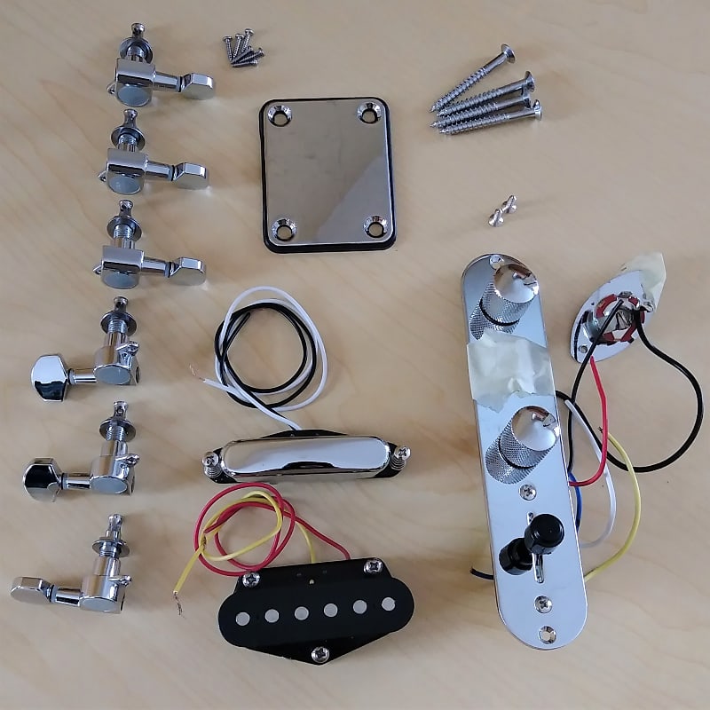 DIY Telecaster Build Kit + Matched Set of 6Kohm Guitar | Reverb