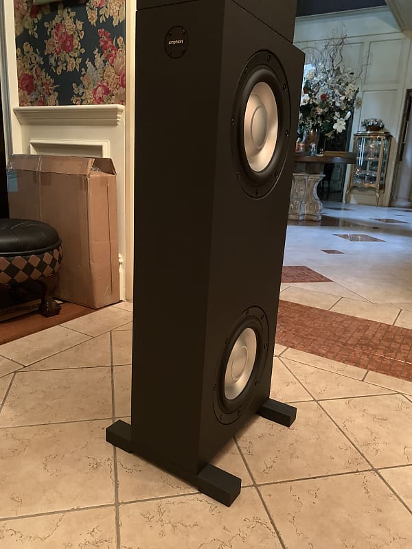 Amphion BaseTwo25 System w/ BaseAmp1200, Cables and Speakers | Reverb