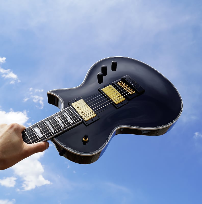 ESP E-II Eclipse Full Thickness Evertune - Black 6-String | Reverb