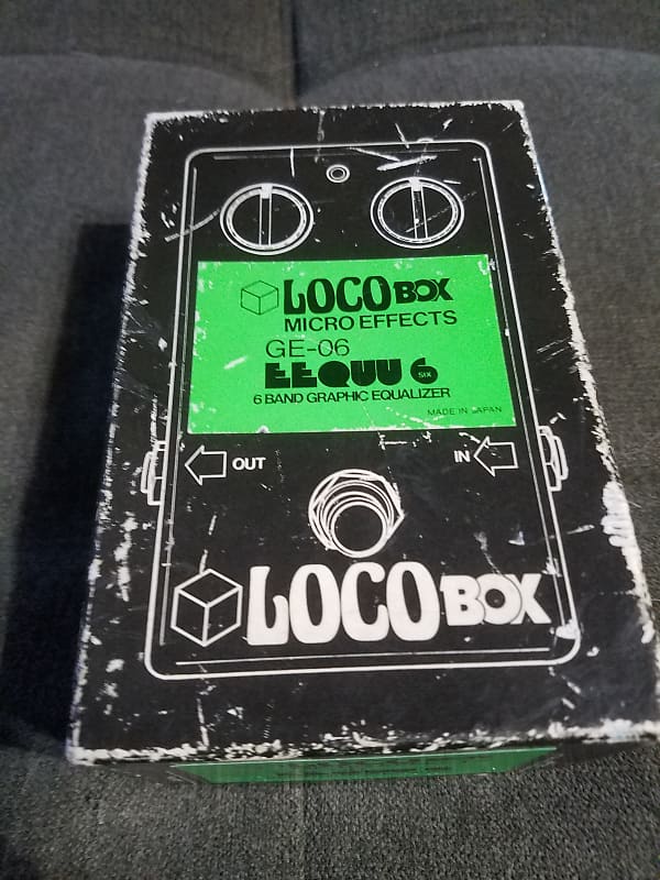 Loco Box Eequu6 6-Band Graphic Equalizer late 70's Green | Reverb