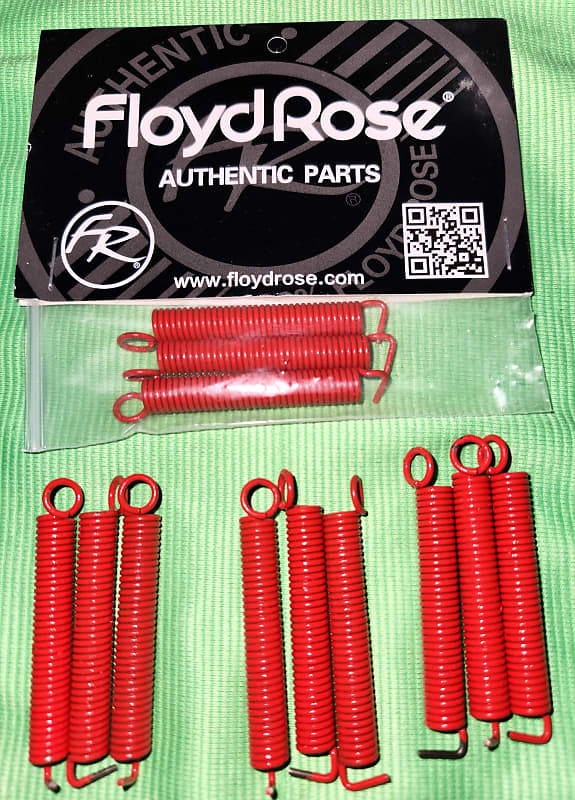 Floyd Rose Noiseless Tremolo Springs - Heavy Duty - Red - 4 | Reverb